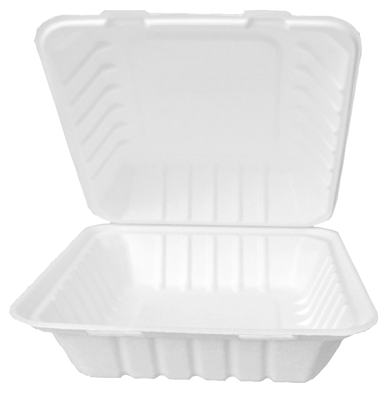 Sugar cane lunch box Nature VI rectangular - Restatrade