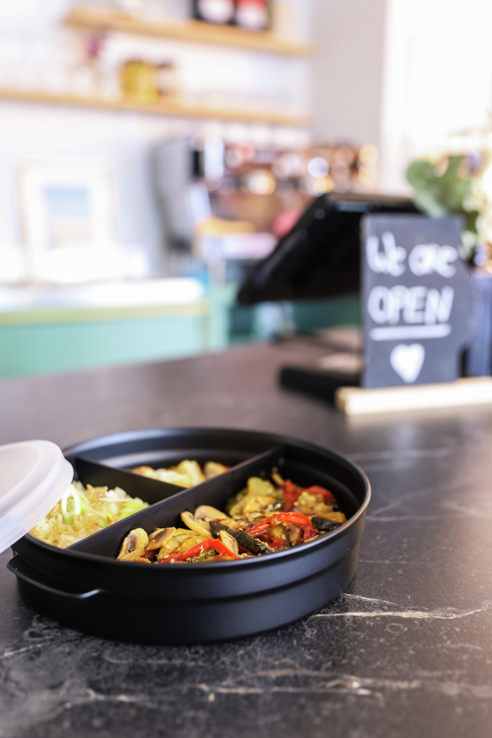 Reusable container Amuse Pro 3 compartments - Restatrade