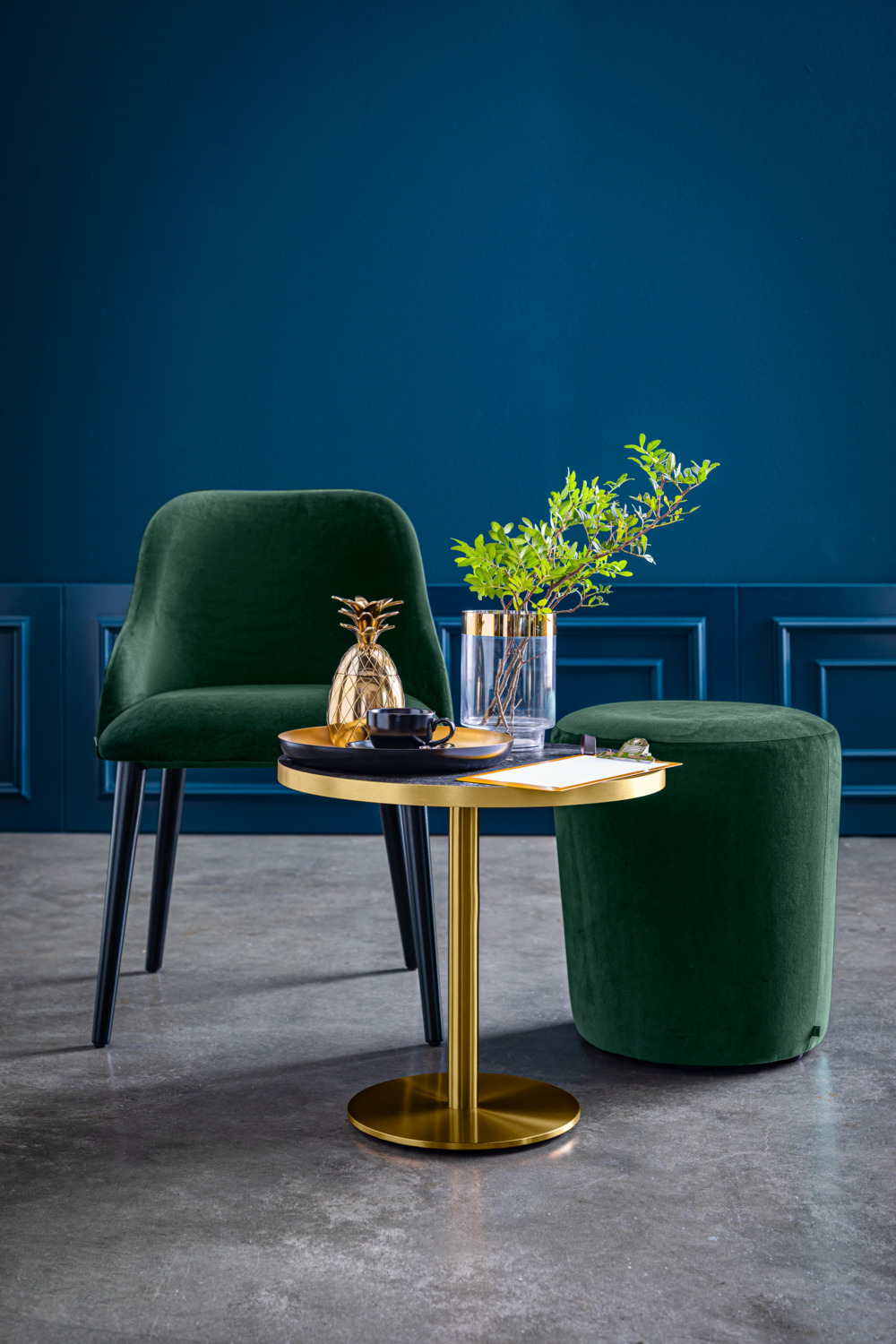 Side table Marvani Table base stainless steel - Restatrade