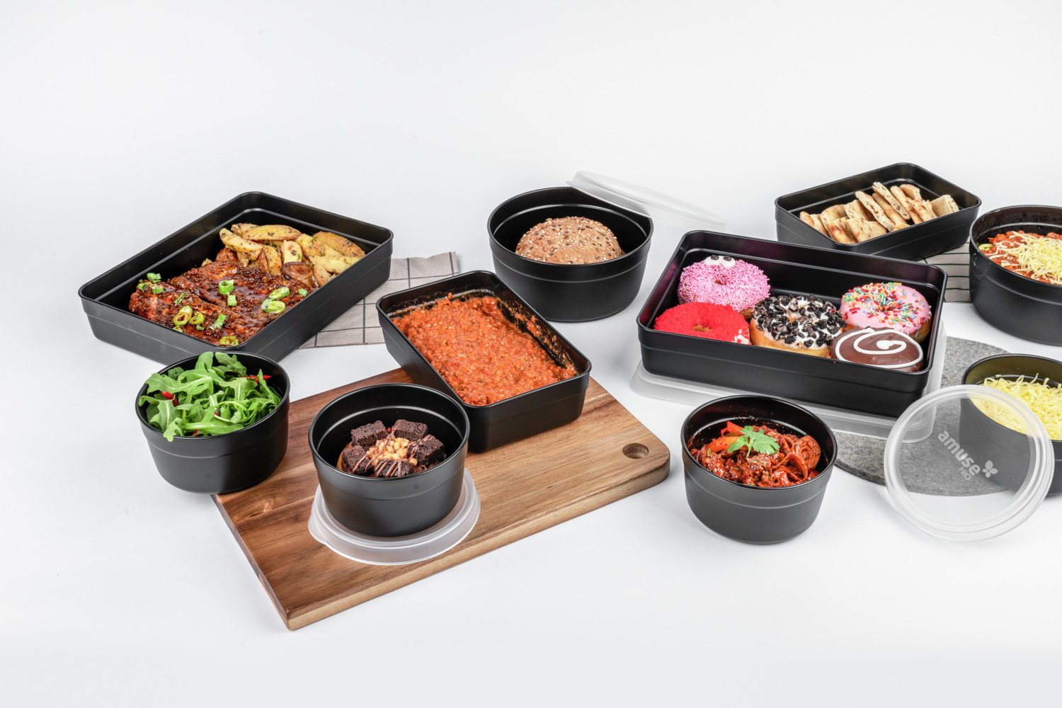 Reusable container Amuse Pro round - Restatrade