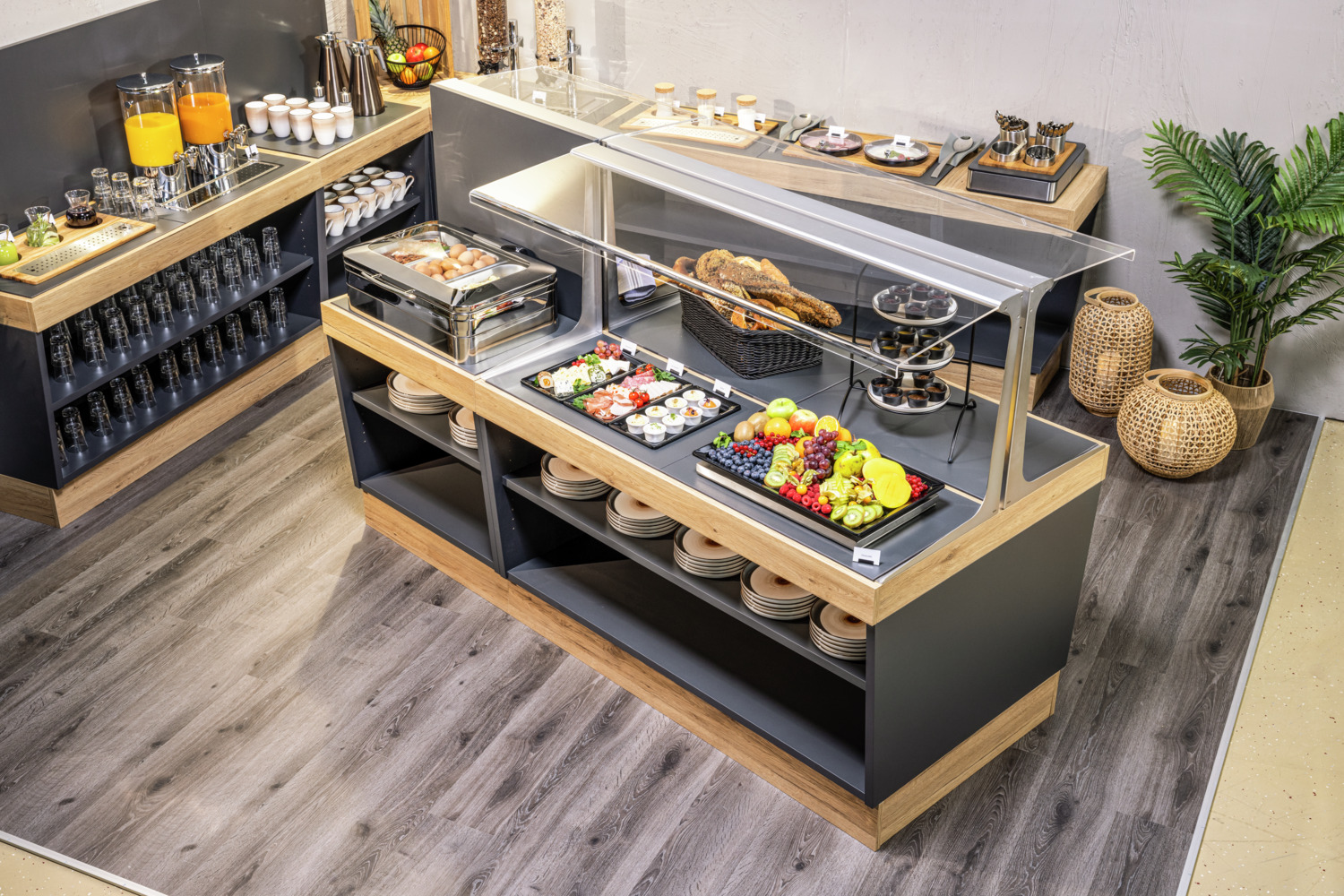 Buffet table Valinta Island element large movable - Restatrade