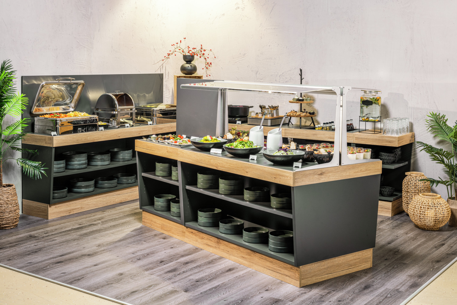 Buffet table Valinta Island element large movable - Restatrade