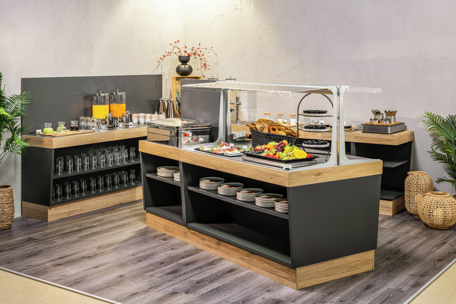 Buffet table Valinta Island element small movable - Restatrade