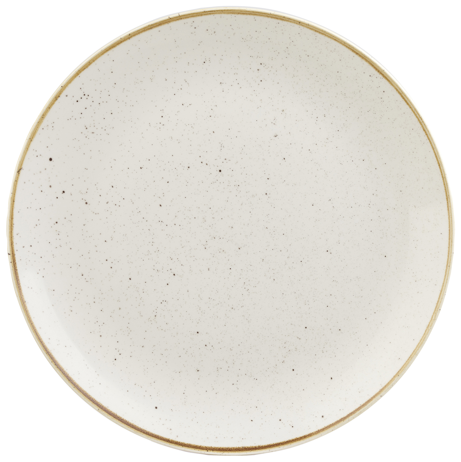 Flat plate Stonecast Barley White Coupe - Restatrade