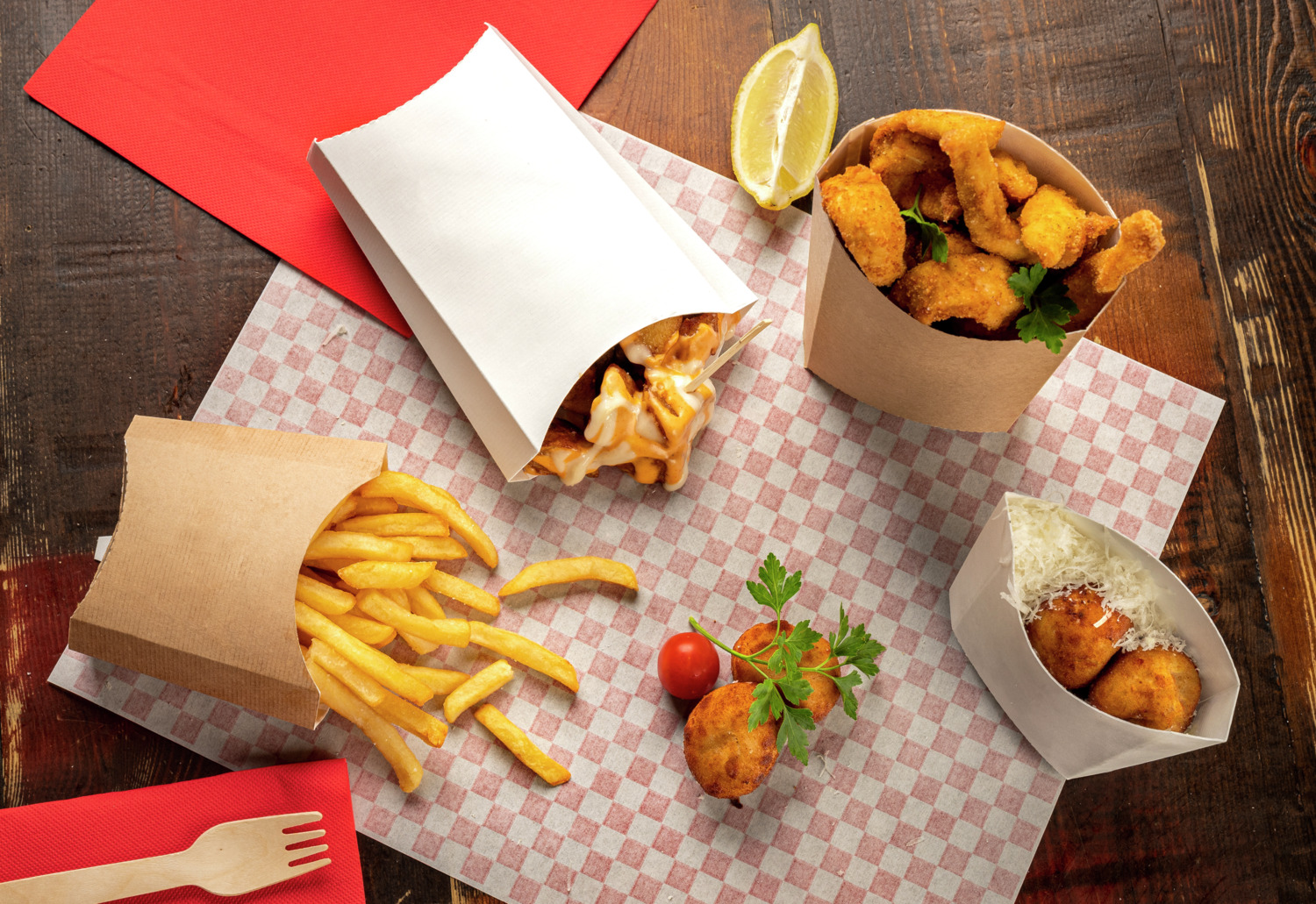 French fries box The Pack - Restatrade