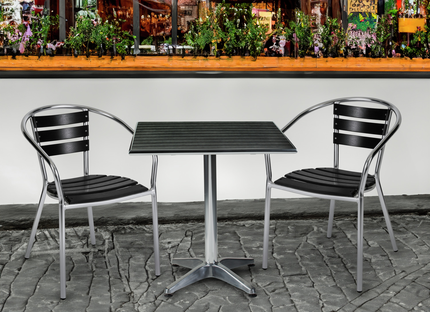 Aluminum bistro chair Coffee-Bar - Restatrade